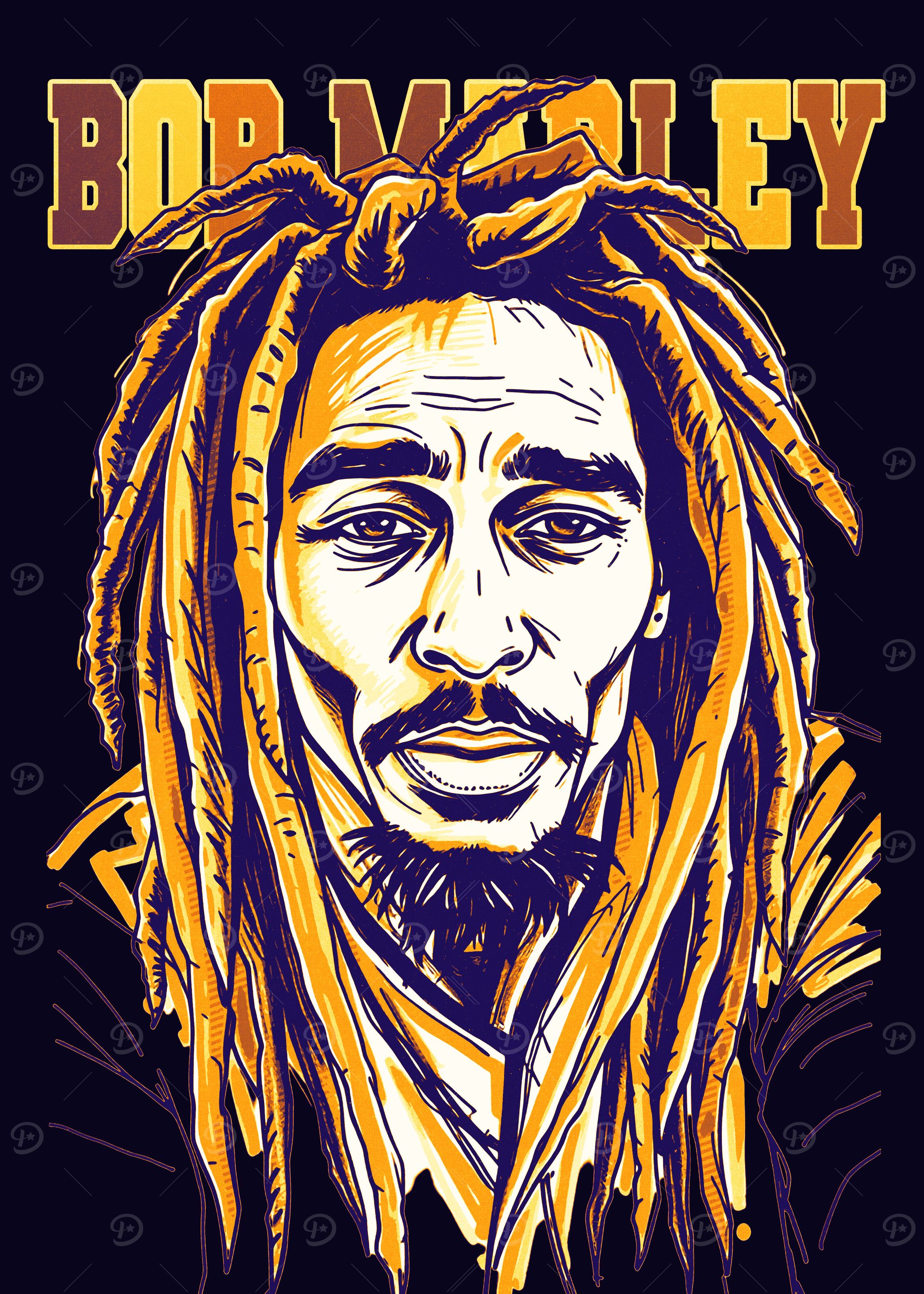 ' Marley' Poster, picture, metal print, paint by dedeart | Displate
