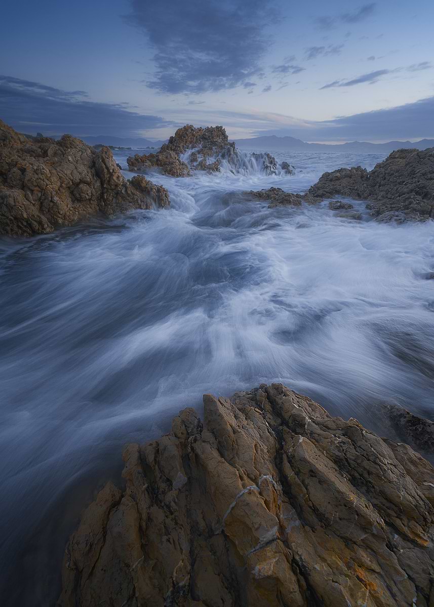 'Eternal Waves' Poster, picture, metal print, paint by Antoni | Displate