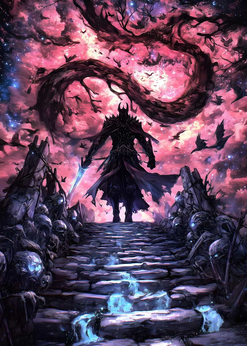 'Dark Knight Ascending' Poster, picture, metal print, paint by ...