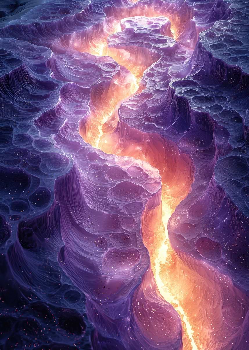 'Celestial Rift' Poster, picture, metal print, paint by M Hultink ...