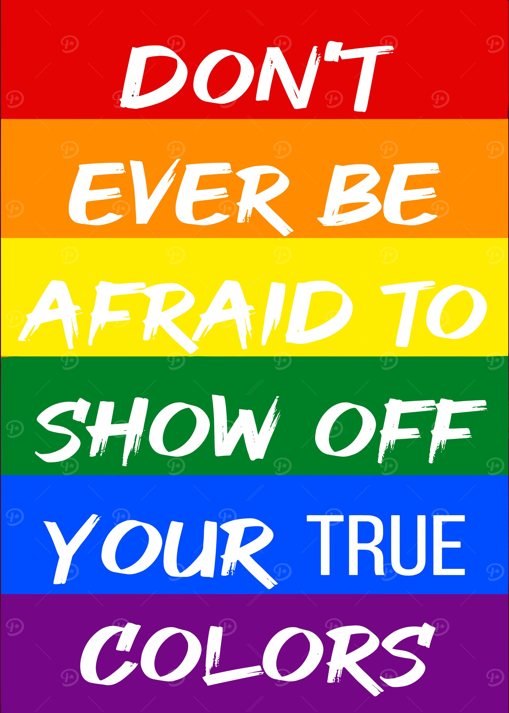 'True Colors Poster' Poster, picture, metal print, paint by My ...