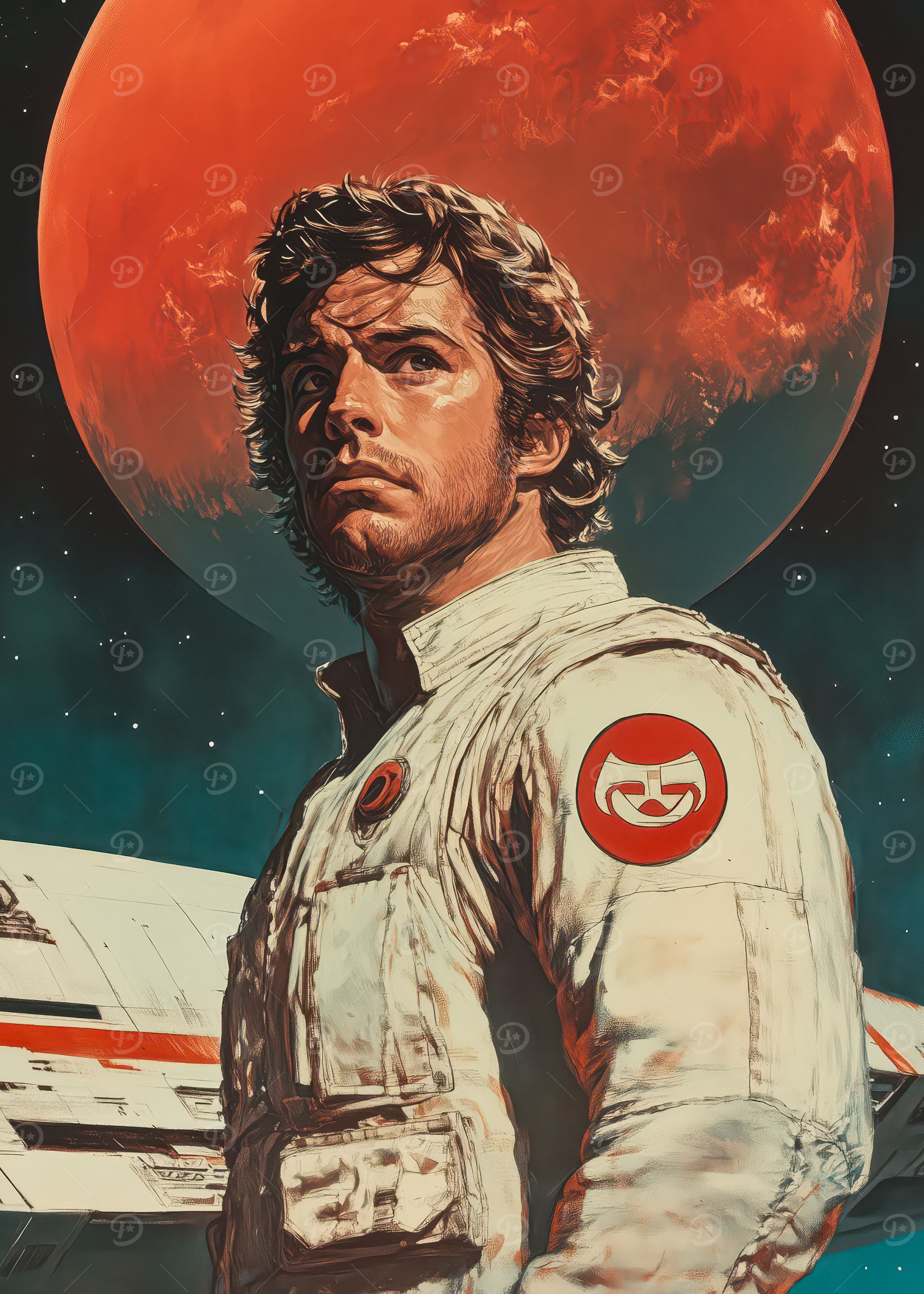 'Mars Explorer' Poster, picture, metal print, paint by BS Design | Displate