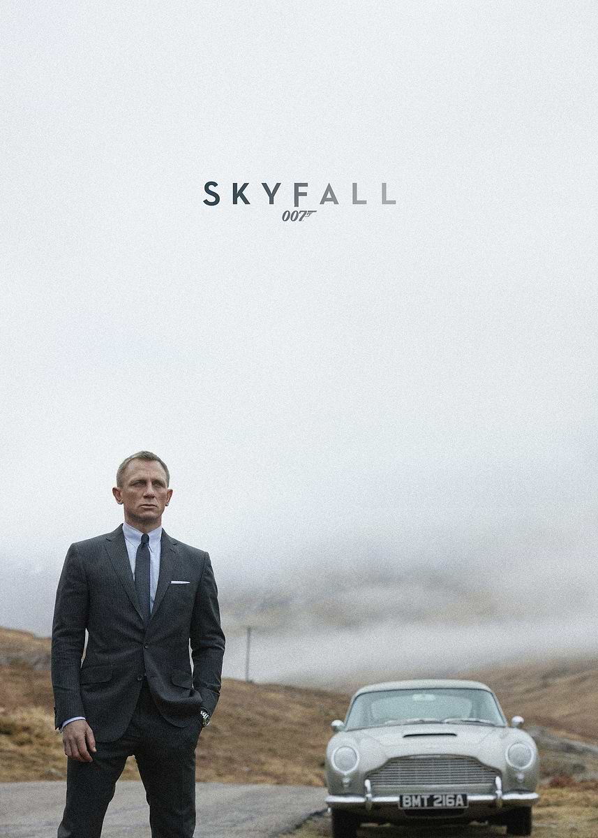 'Skyfall 007 ' Poster, picture, metal print, paint by Nerdworld 1 ...