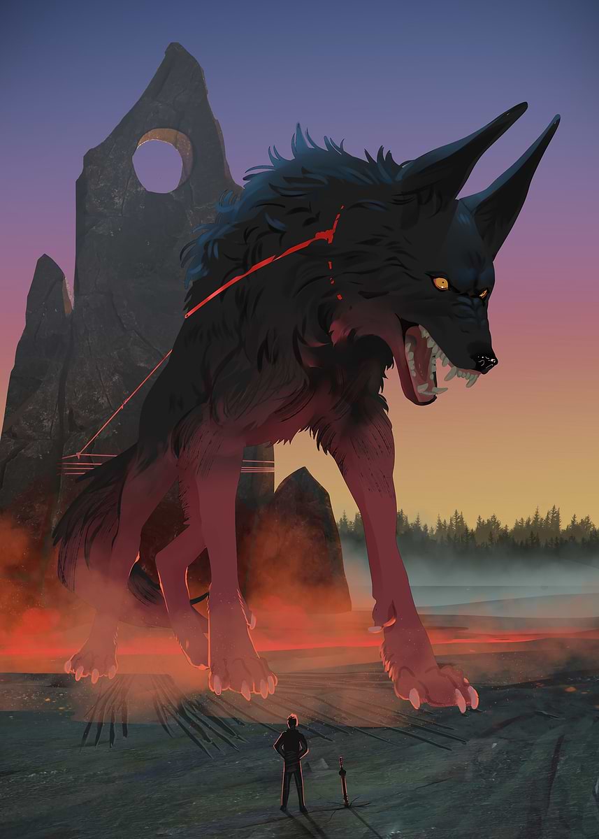 Anime Shadow Wolf
