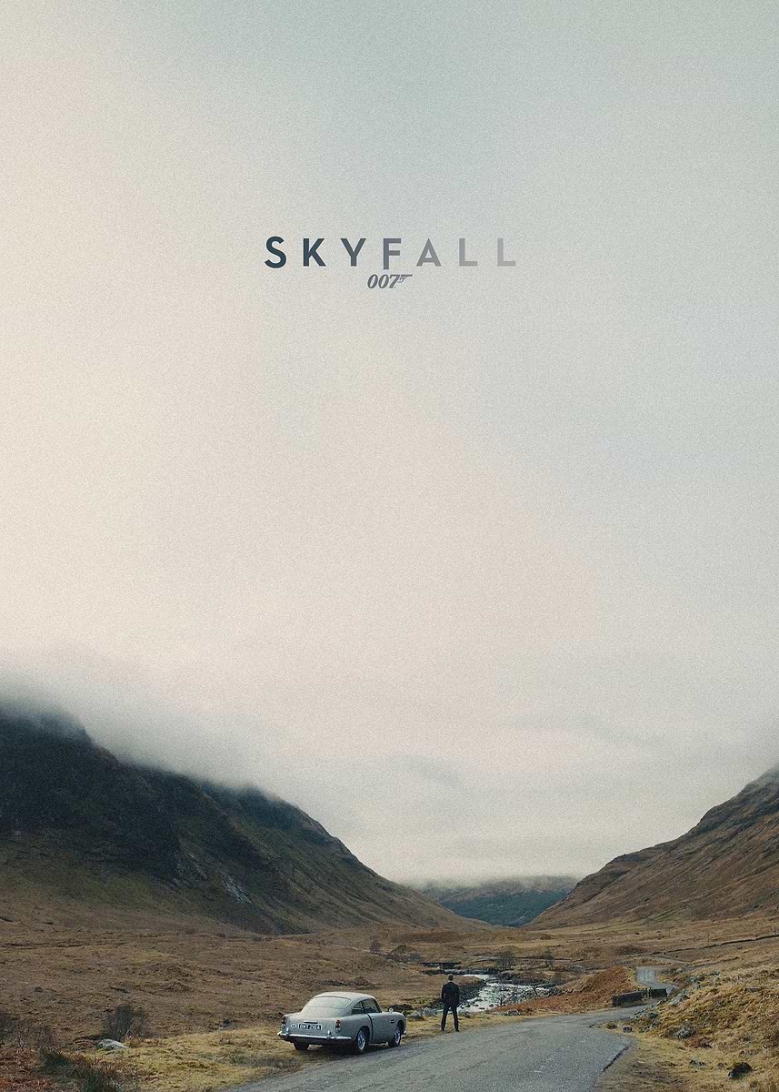 'Skyfall Movie Poster' Poster, picture, metal print, paint by Nerdworld ...