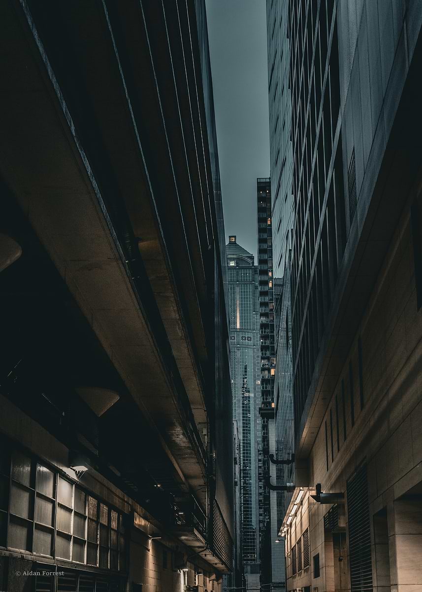 'Seattle City Alleyway' Poster, picture, metal print, paint by Aidan ...