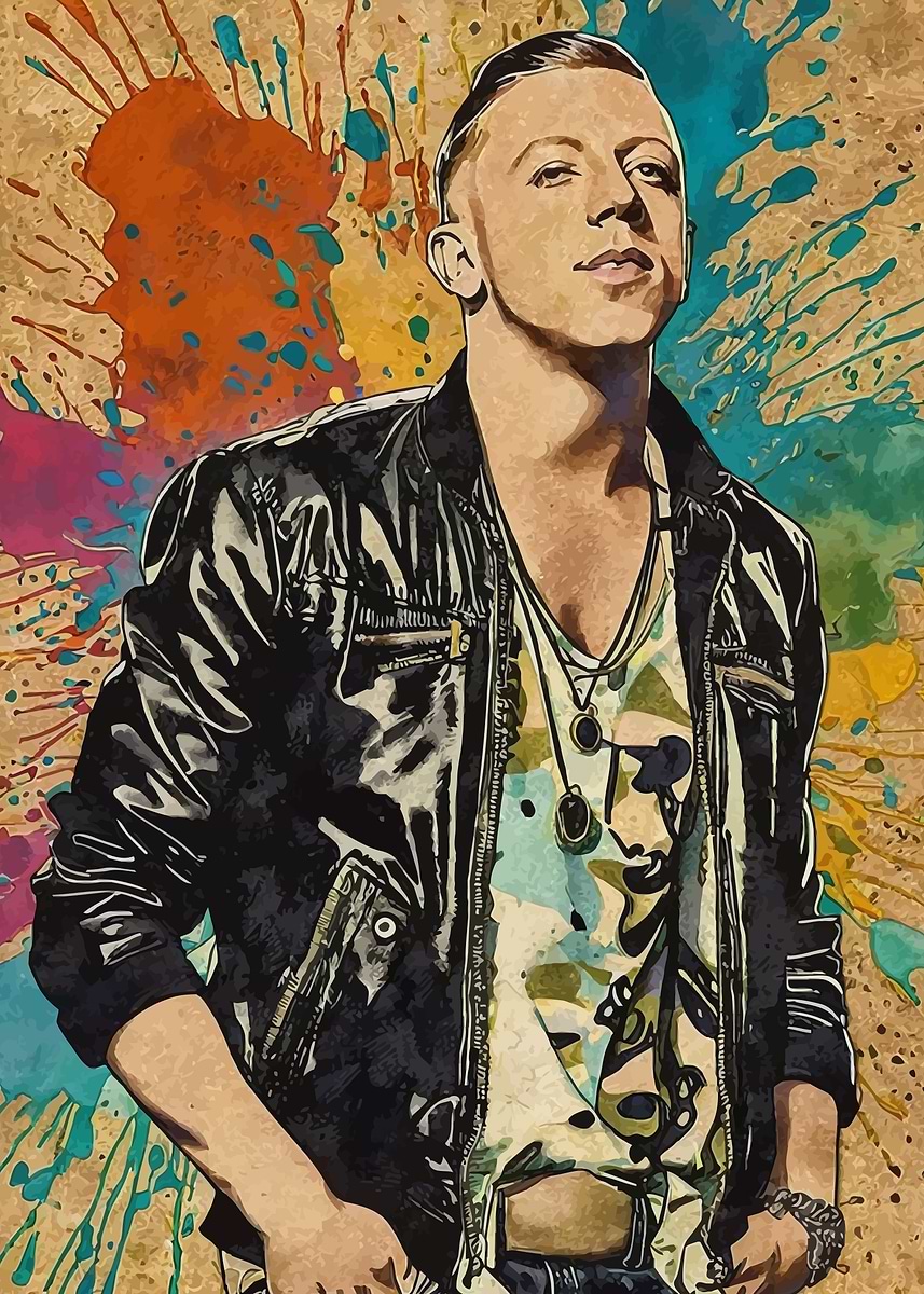 'Macklemore Vintage' Poster, picture, metal print, paint by DUMBROS ...