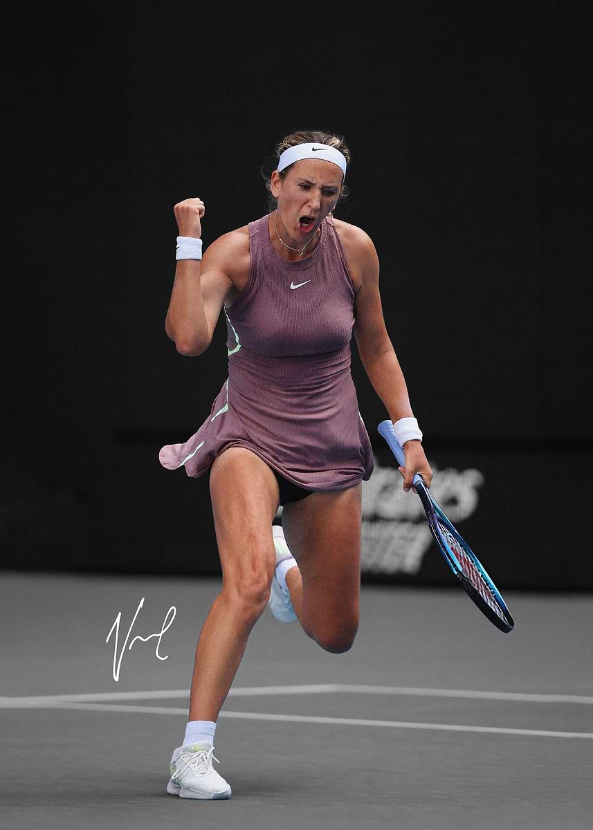 'Victoria Azarenka' Poster, picture, metal print, paint by BIAStudio ...