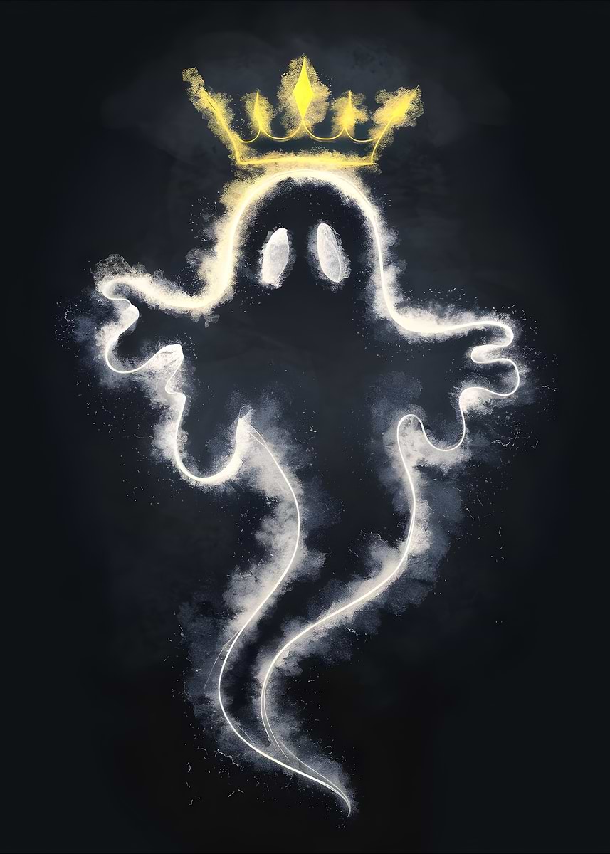 'Ghost King' Poster, picture, metal print, paint by Oliver Herlemann ...