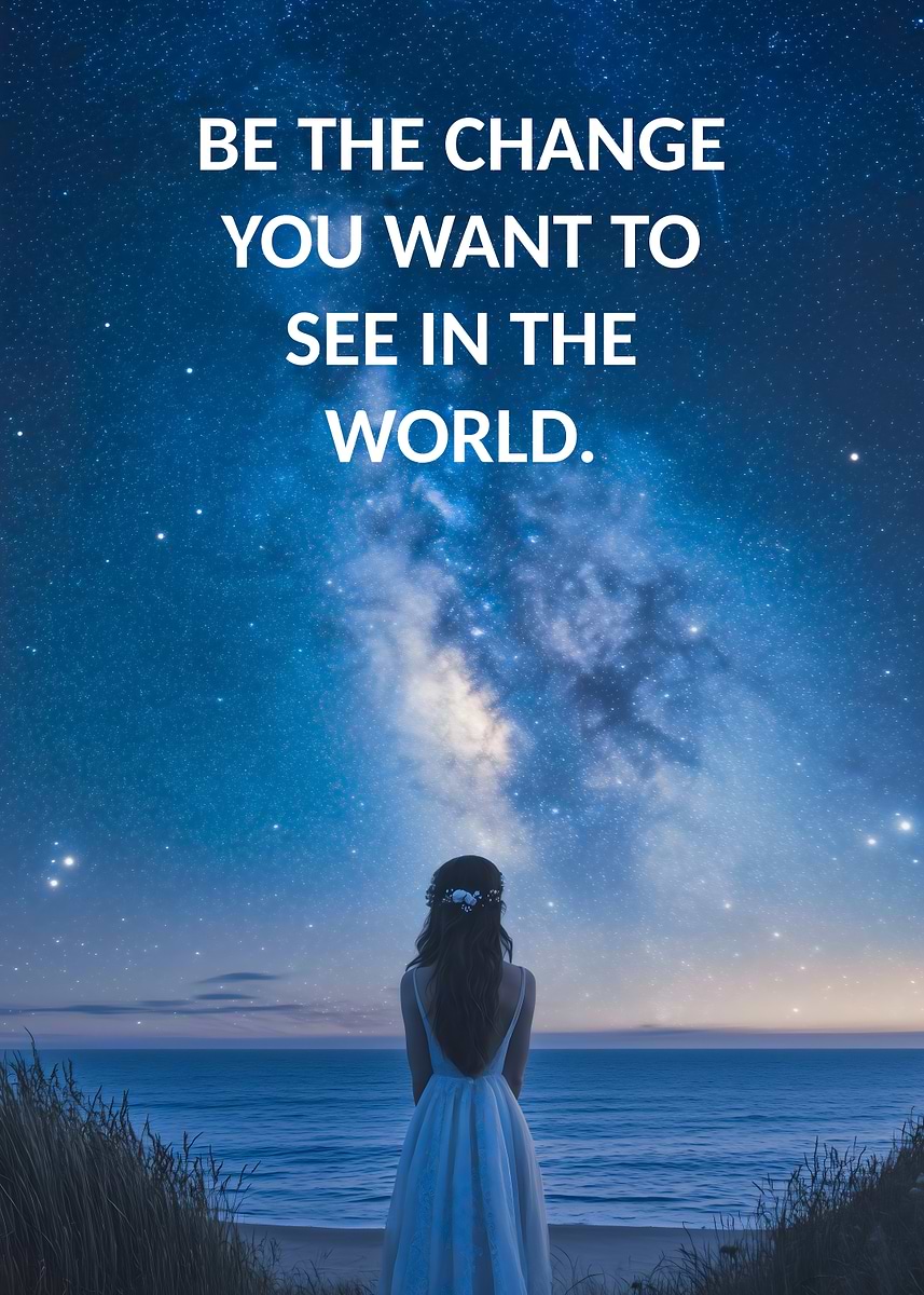 'Inspirational Space Quote' Poster, picture, metal print, paint by ...