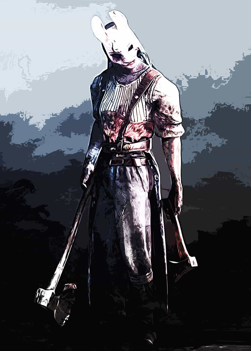 'The Huntress character horror' Poster, picture, metal print, paint by ...