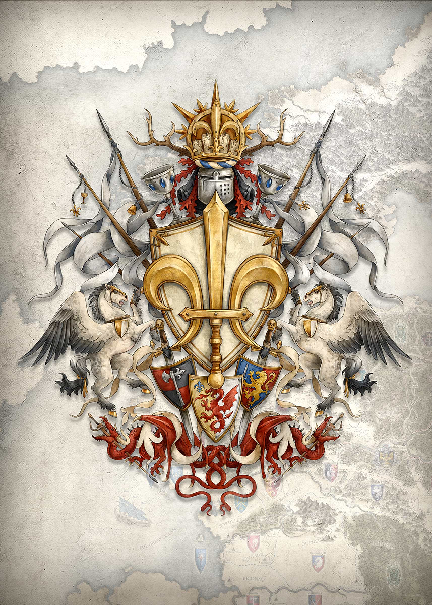 'Kingdom of Bretonnia' Poster, picture, metal print, paint by Warhammer ...