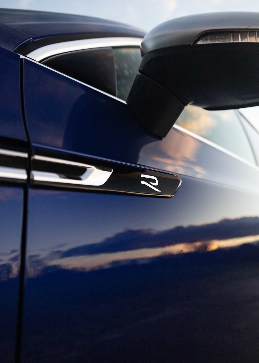 'VW Arteon Golf with R Emblem' Poster, picture, metal print, paint by ...