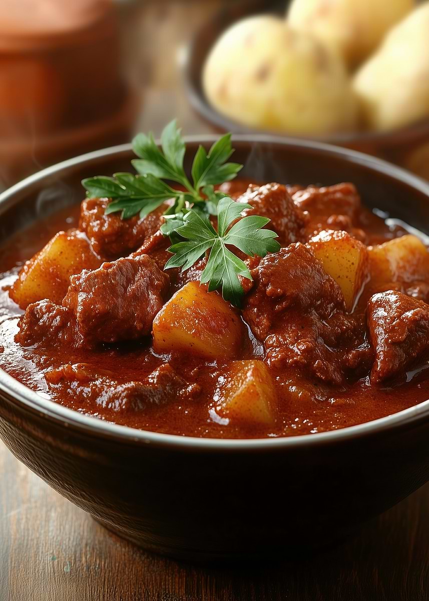 'Beef Stew with Potatoes' Poster, picture, metal print, paint by Rawbin ...