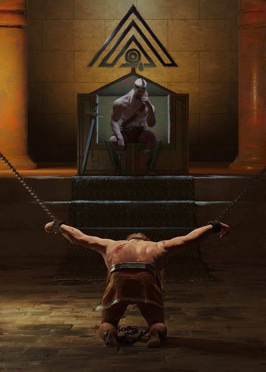 'Judgement Of The Crying Eye' Poster, picture, metal print, paint by ...