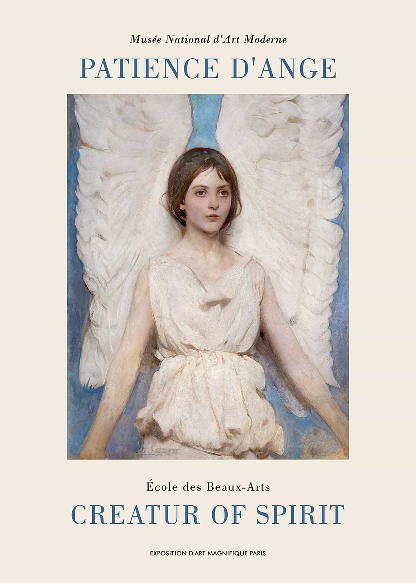 'Angel Patience Painting' Poster, picture, metal print, paint by ...