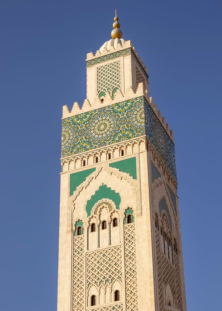 'Mosque Minaret Detail' Poster, picture, metal print, paint by ...