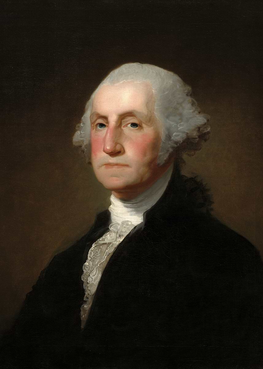 'George Washington Portrait' Poster, picture, metal print, paint by ...