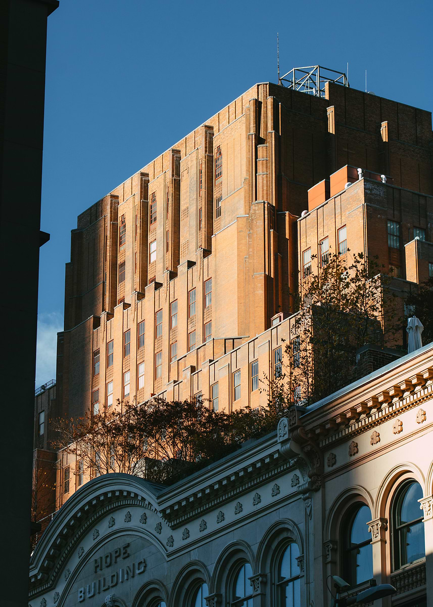 'Hope Building Facade' Poster, picture, metal print, paint by Hendrik ...