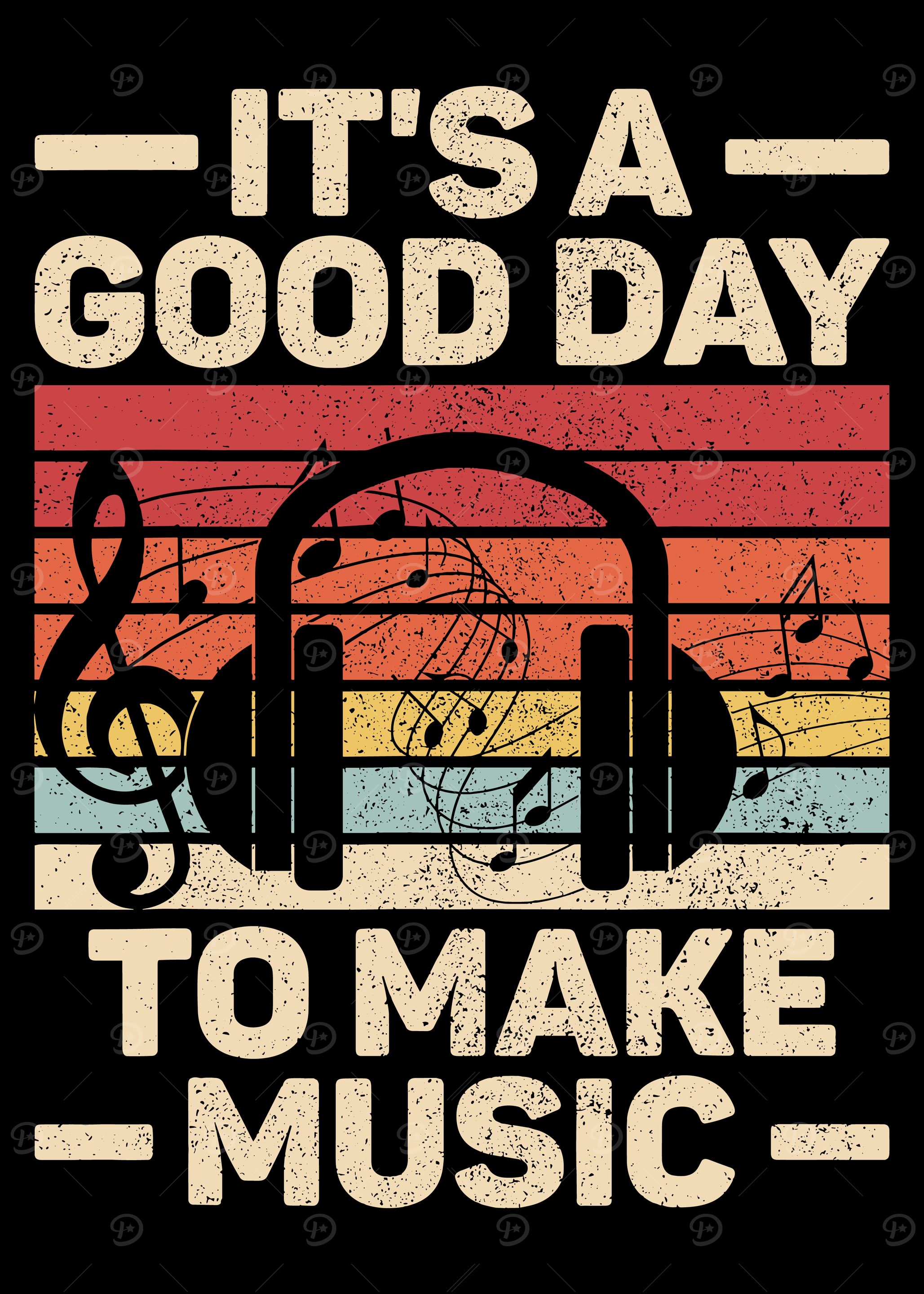 'It's A Good Day To Make Music Lovers Musician EDM DJ poster' Poster ...