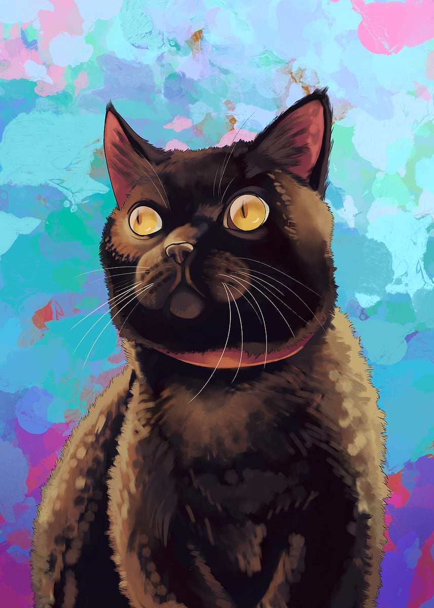 'Melva' Poster, picture, metal print, paint by Tonobu | Displate