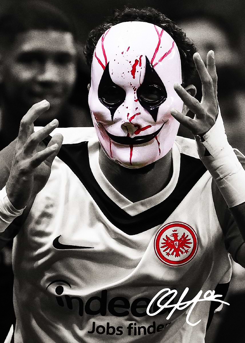 'Omar Marmoush' Poster, picture, metal print, paint by Brian John ...