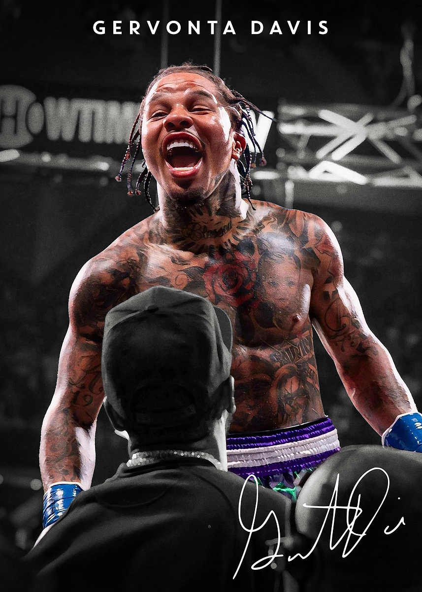 'Gervonta Davis' Poster, picture, metal print, paint by Tina Sophia ...