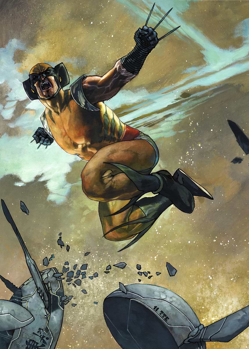 'Wolverine in Action' Poster, picture, metal print, paint by Marvel ...