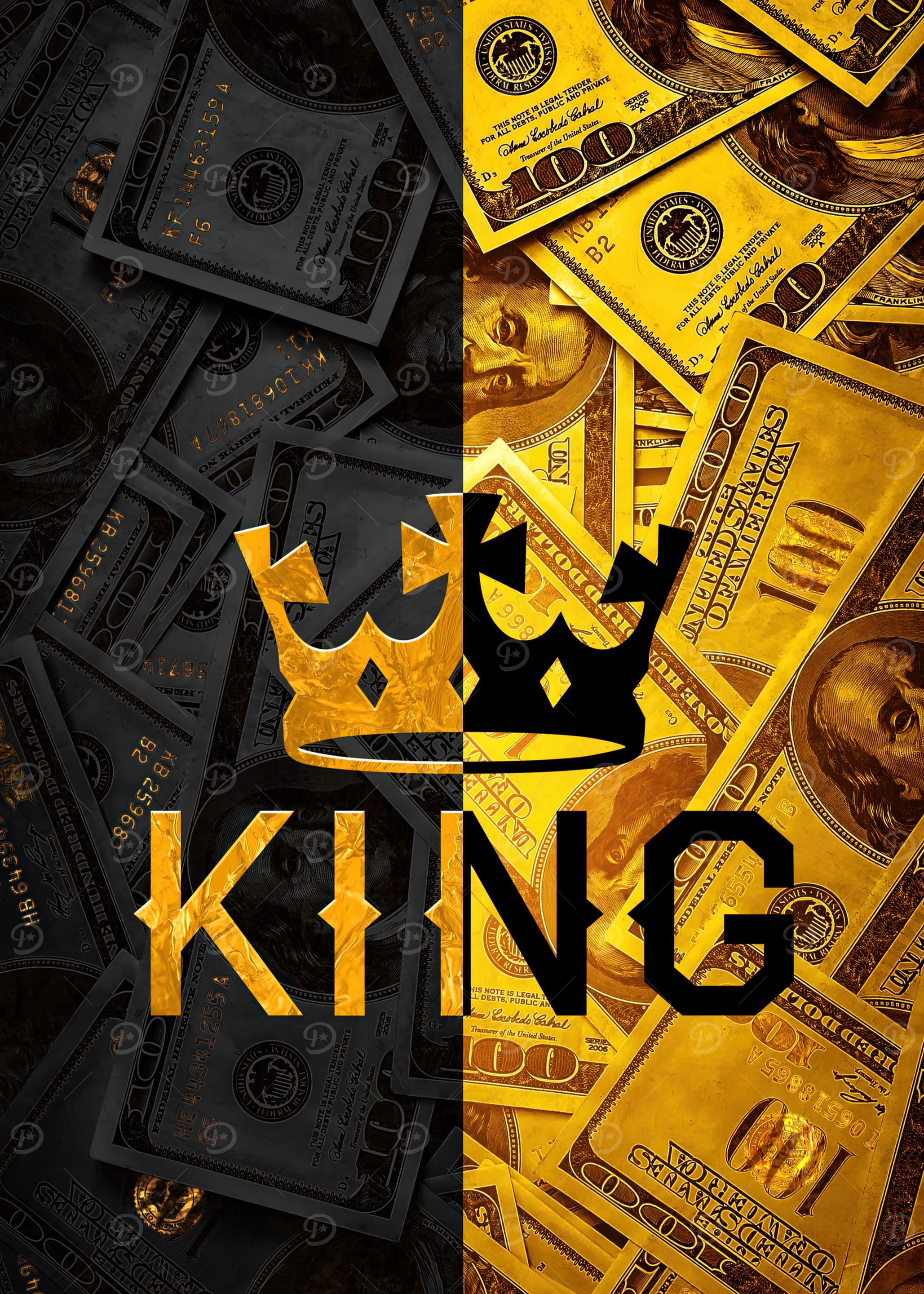 'King of Money' Poster, picture, metal print, paint by Elysian Hue ...
