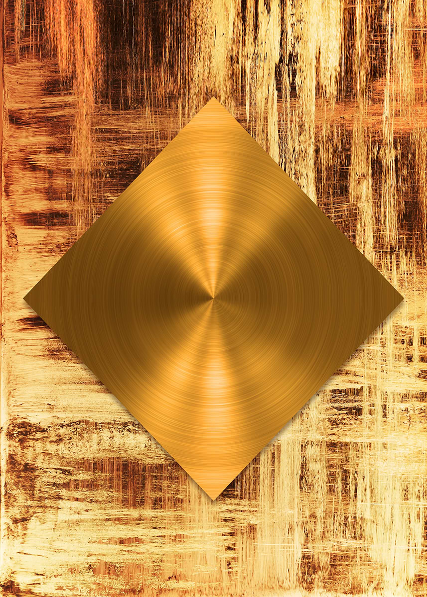 'Gold Diamond Texture' Poster, picture, metal print, paint by ...