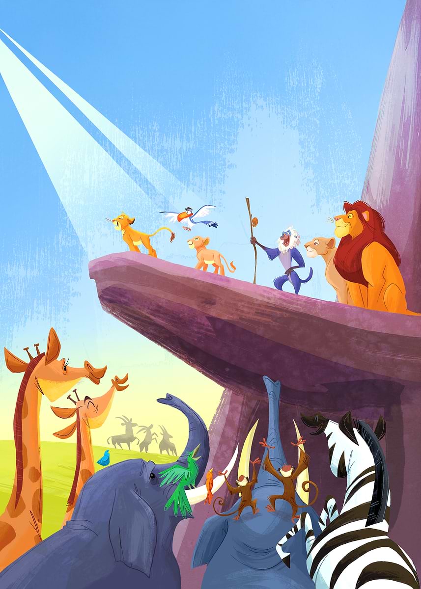 'The Lion King Celebrate' Poster, picture, metal print, paint by Disney ...
