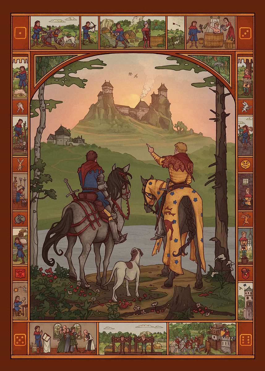 'Audentes fortuna iuvat | KCD2' Poster, picture, metal print, paint by ...