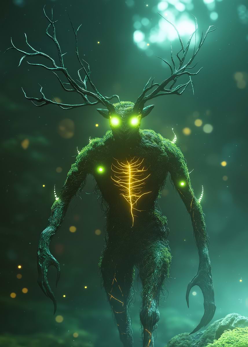 'Forest Guardian - Spirit of the Wild ' Poster, picture, metal print ...