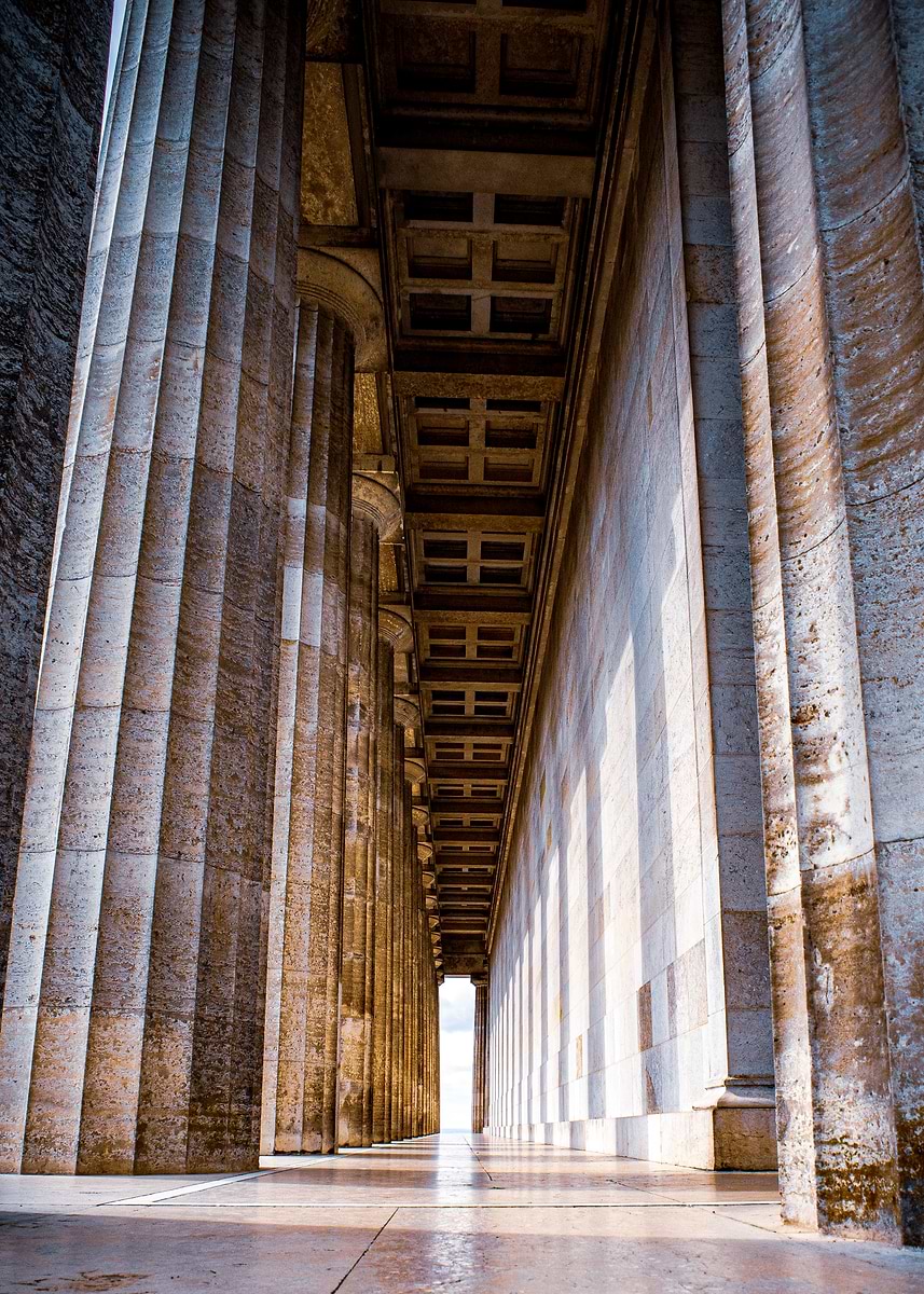'Ancient Colonnade' Poster, picture, metal print, paint by AxelF78 ...