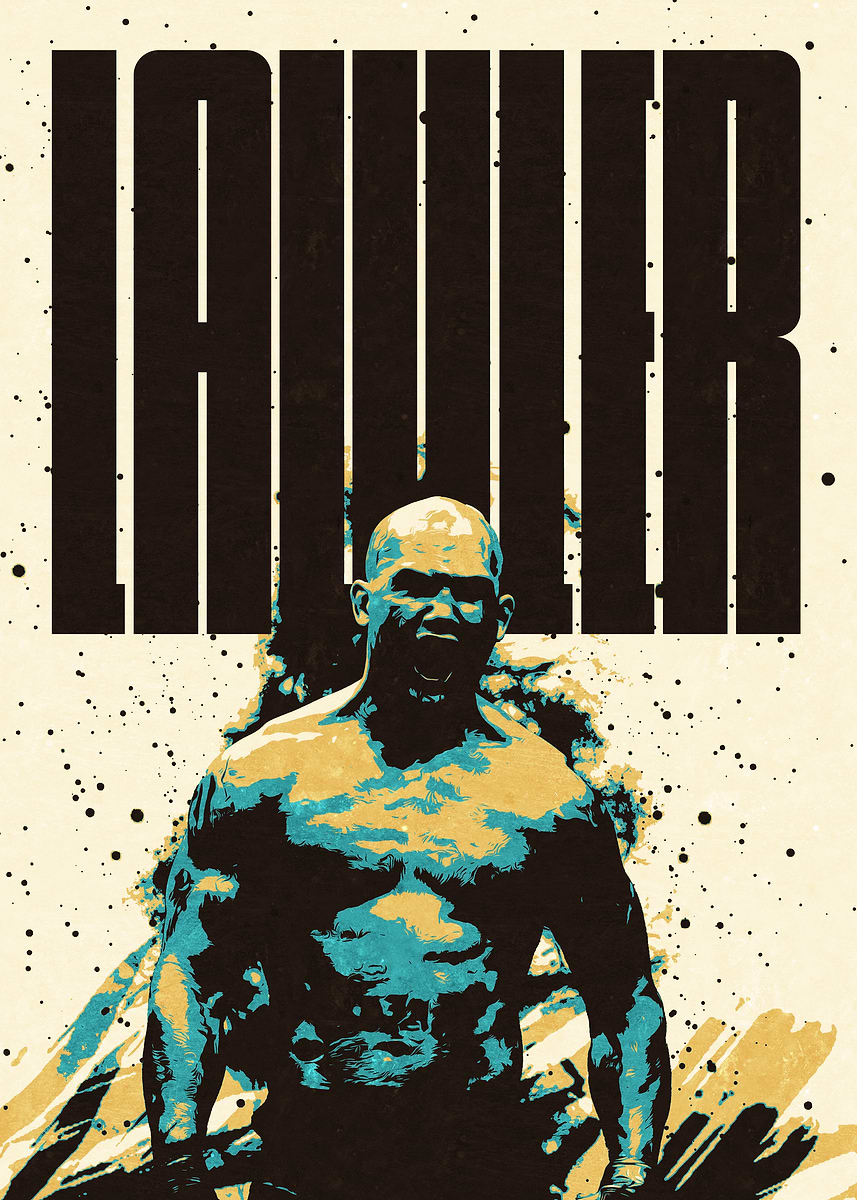 'Robbie Lawler MMA Poster' Poster, picture, metal print, paint by ZARIK ...