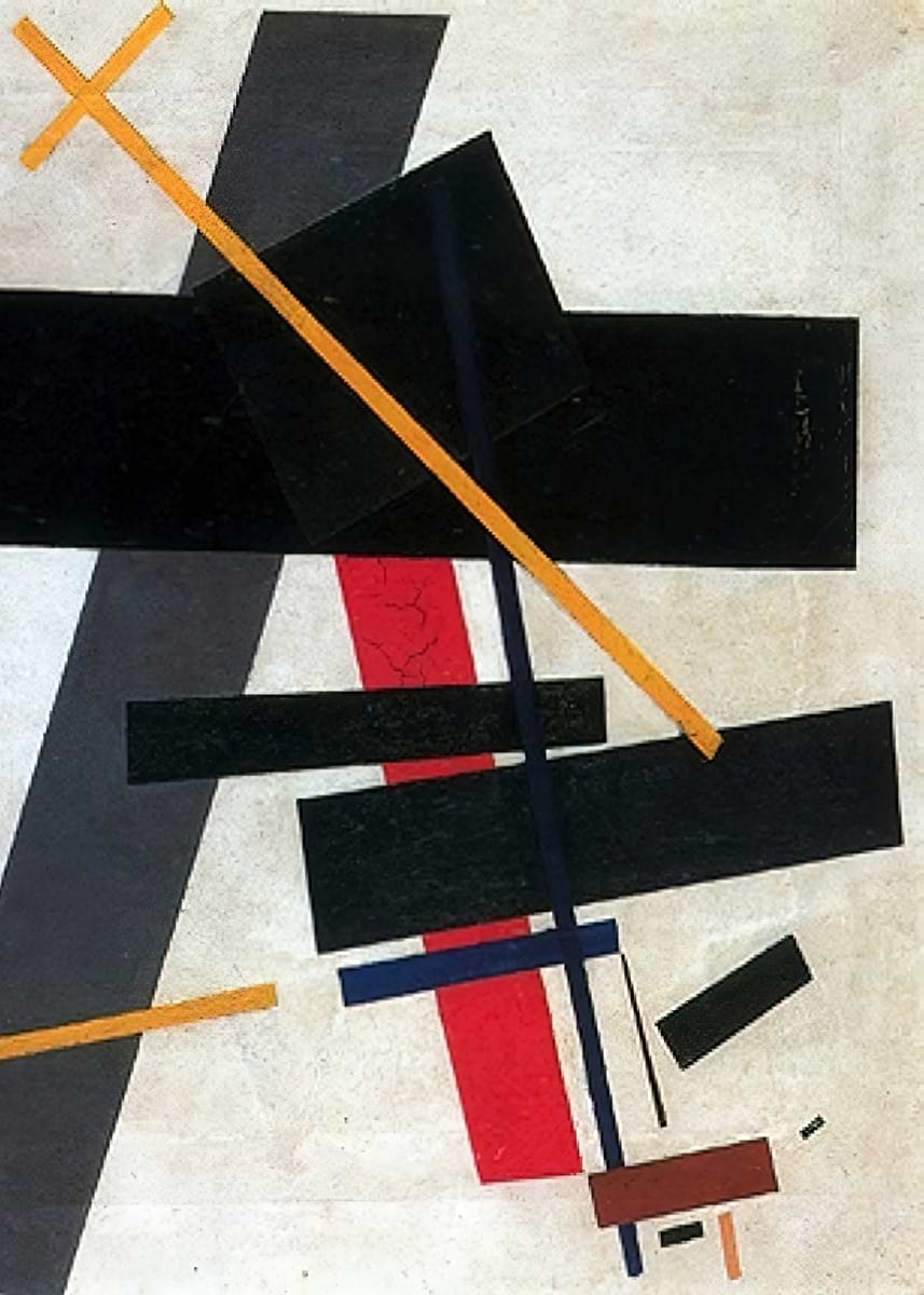 'Kazimir Malevich Abstract Geometric Composition' Poster, picture ...