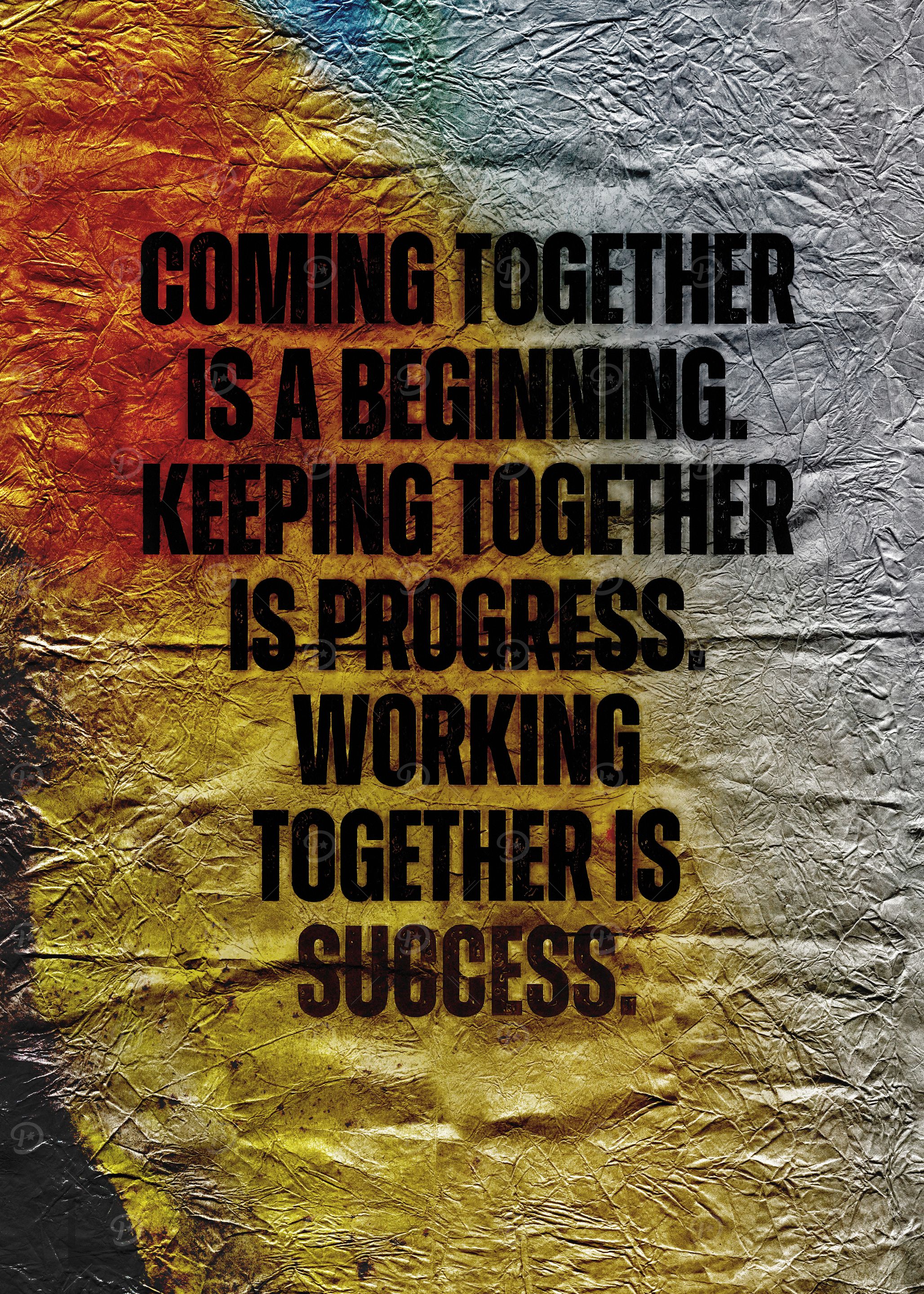 'Inspirational Text Art' Poster, picture, metal print, paint by Nick ...