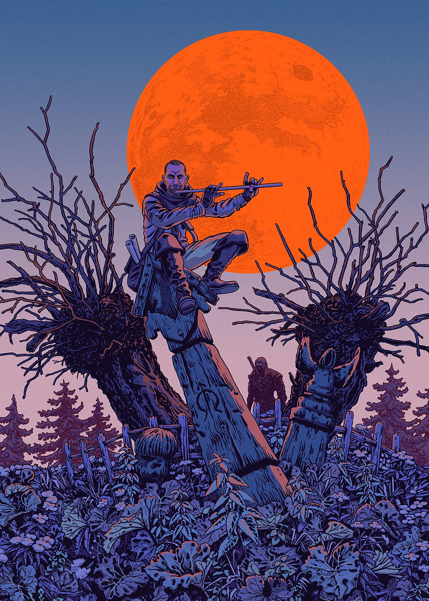 'Master Mirror by Mateusz Kołek' Poster, picture, metal print, paint by Witcher 3 | Displate