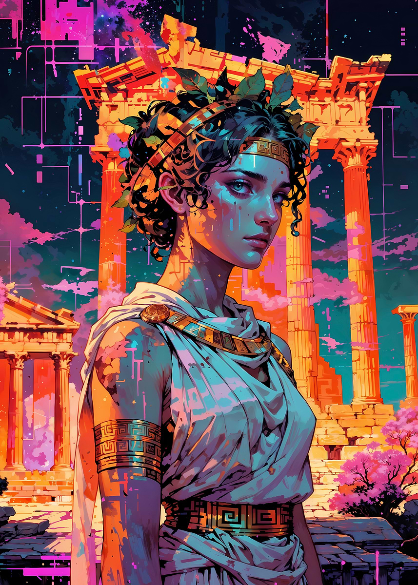 'Tyche: Fortune's Oracle' Poster, picture, metal print, paint by ...