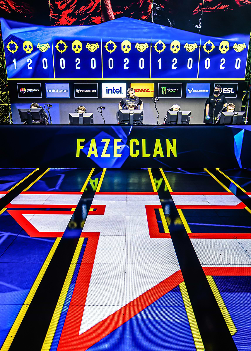 'FaZe Clan Gaming Tournament Stage' Poster, picture, metal print, paint ...