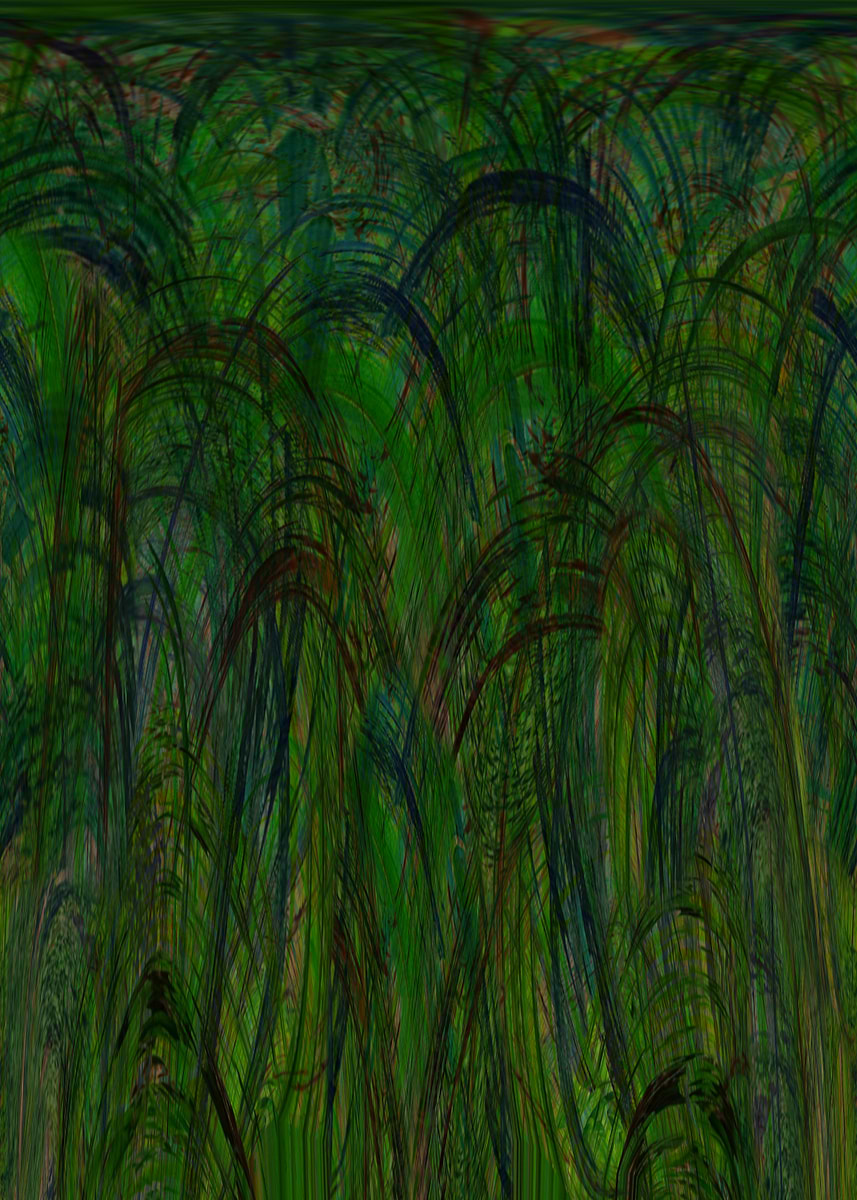 'Abstract Green Forest SA1' Poster, picture, metal print, paint by ...