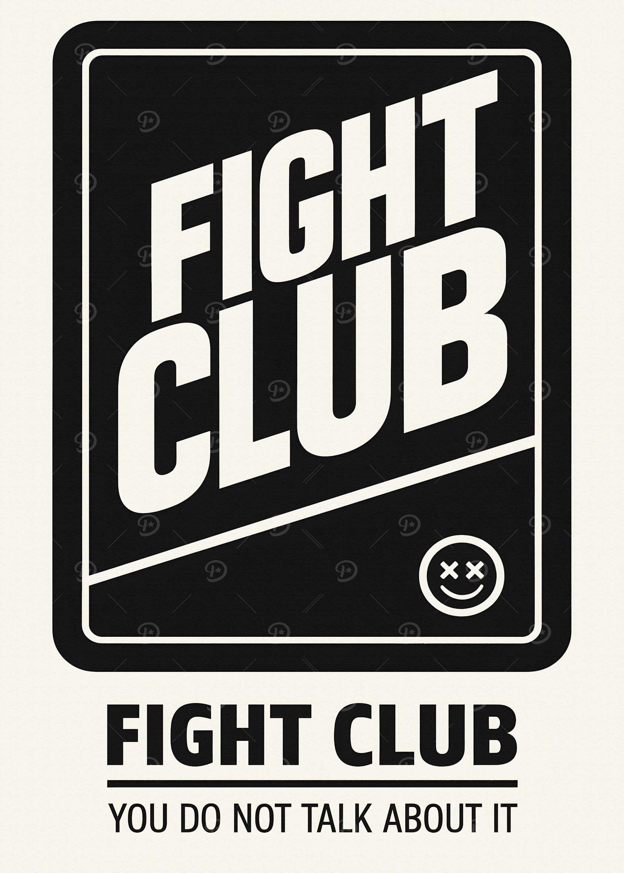 'Fight Club Poster' Poster, picture, metal print, paint by daniellbarne ...