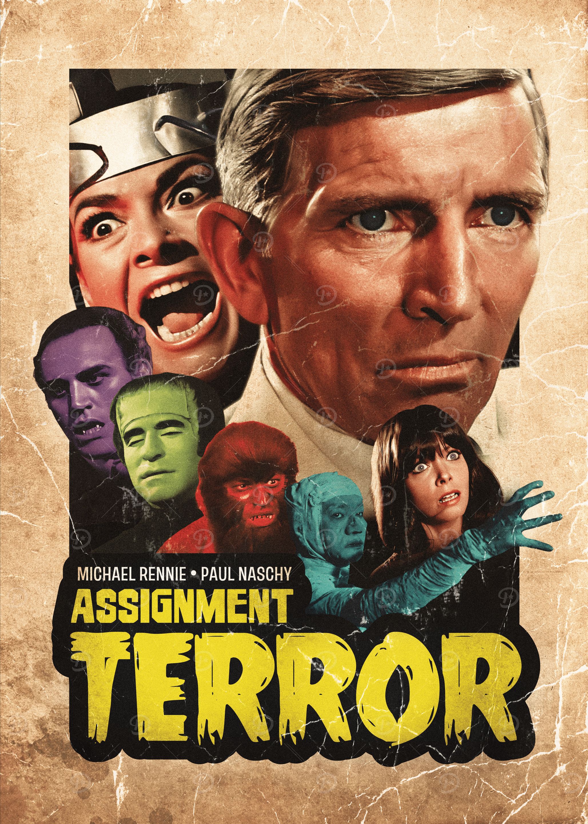 'Assignment Terror Movie Poster' Poster, picture, metal print, paint by BLVDdesign | Displate