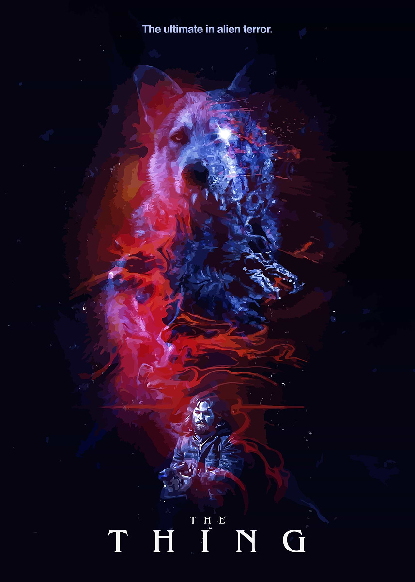 'The Thing Movie Poster Art' Poster, picture, metal print, paint by ...
