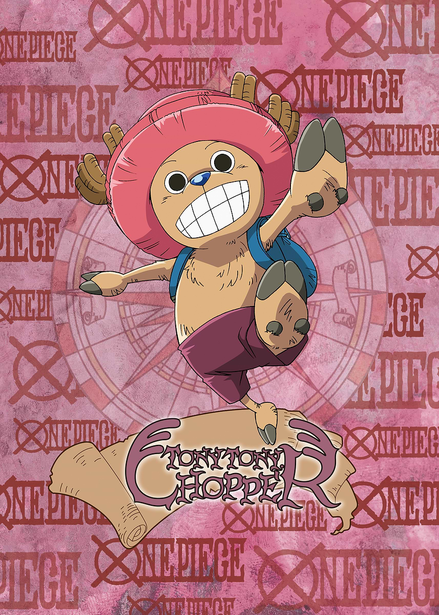 'Characters Chopper' Poster, picture, metal print, paint by One Piece ...