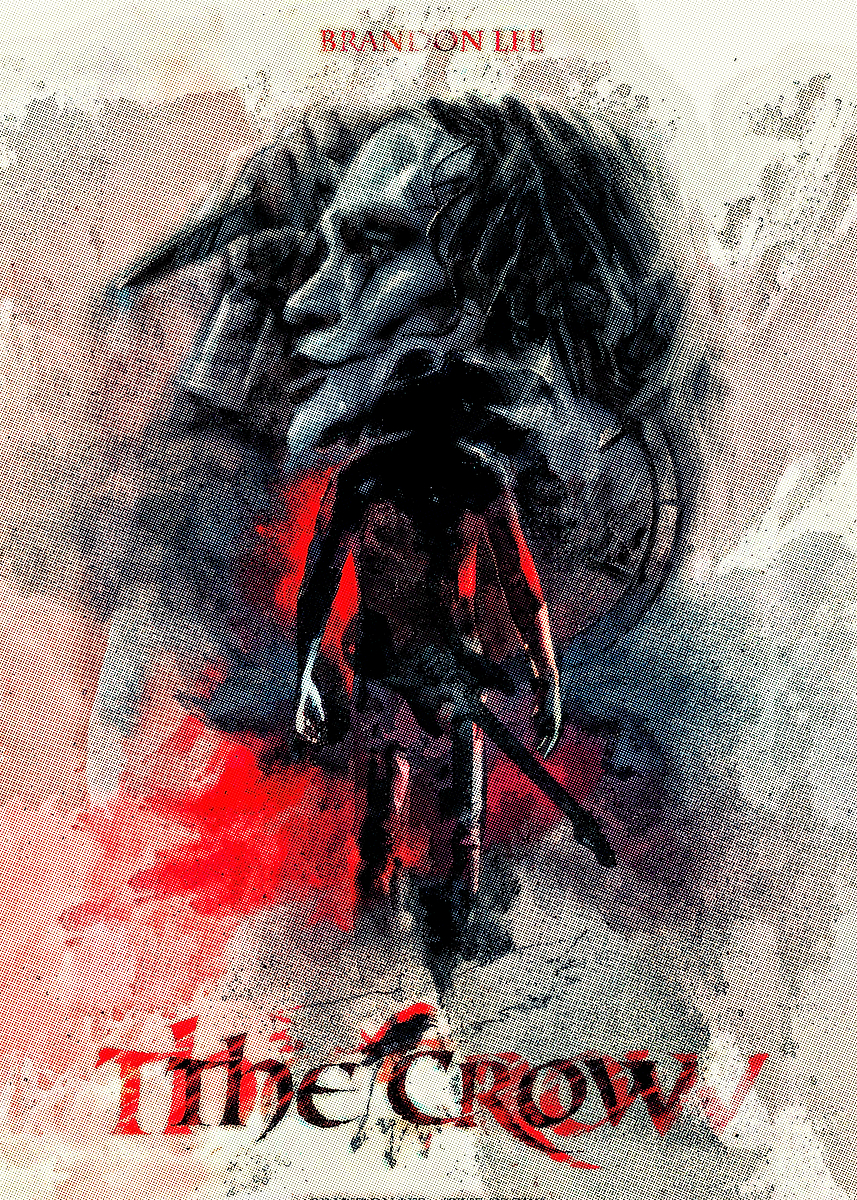 'The Crow Movie Poster Art' Poster, picture, metal print, paint by Sri ...