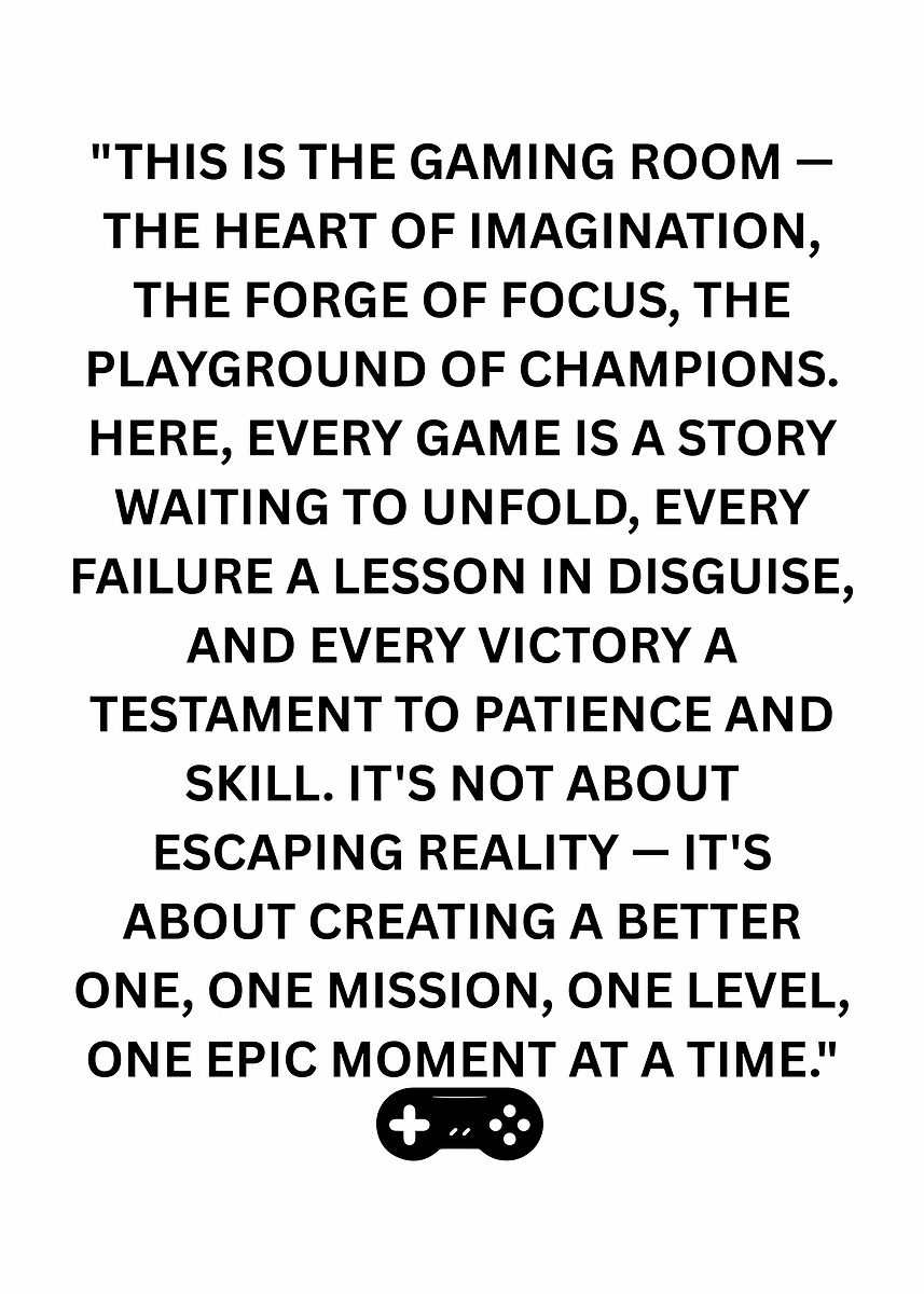 'Gaming Room Inspirational Quote Poster' Poster, picture, metal print ...