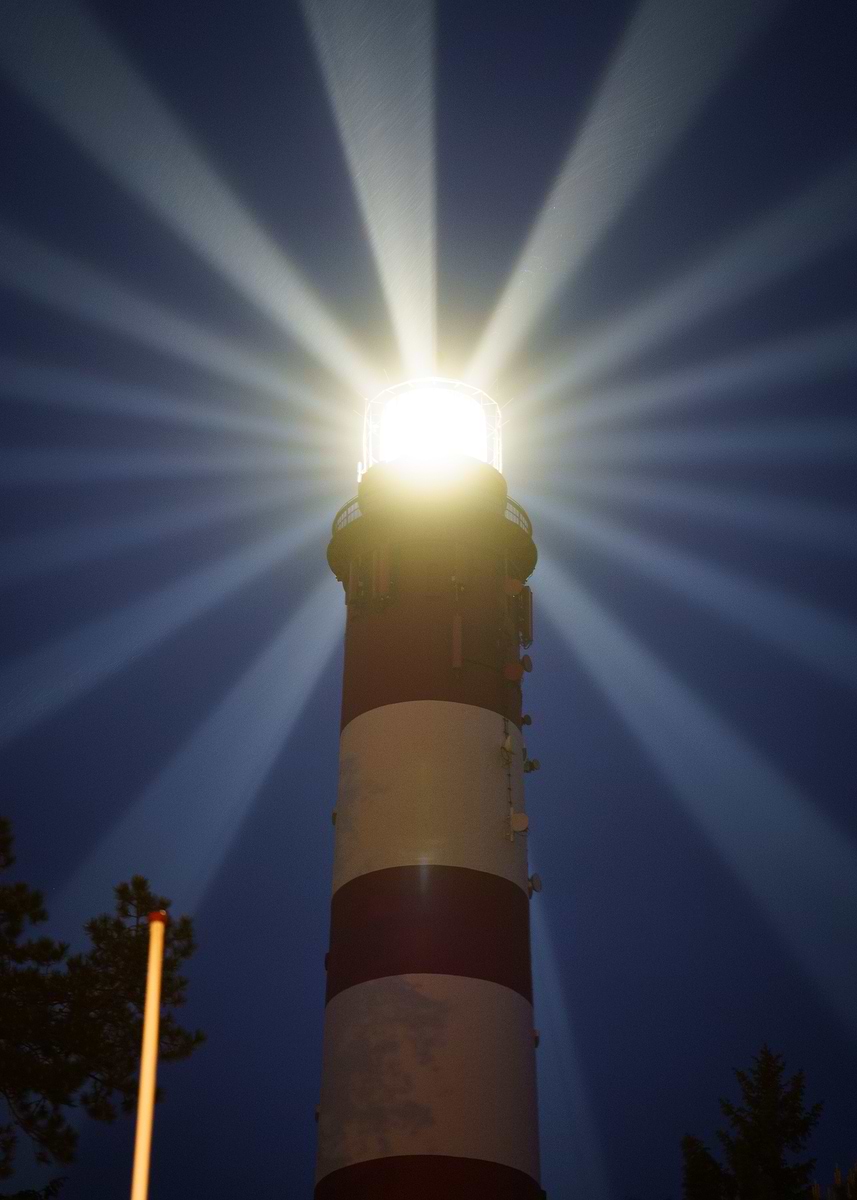 'Amrum Germany lighthouse long exposure' Poster, picture, metal print ...