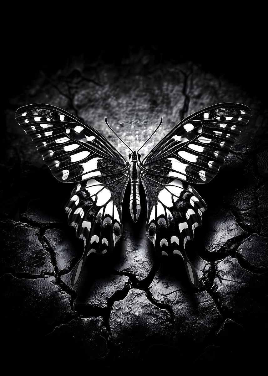 'Ash Wings' Poster, picture, metal print, paint by Adam | Displate