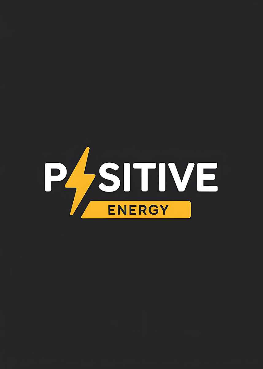 'Positive Energy Logo' Poster, picture, metal print, paint by Delwar ...